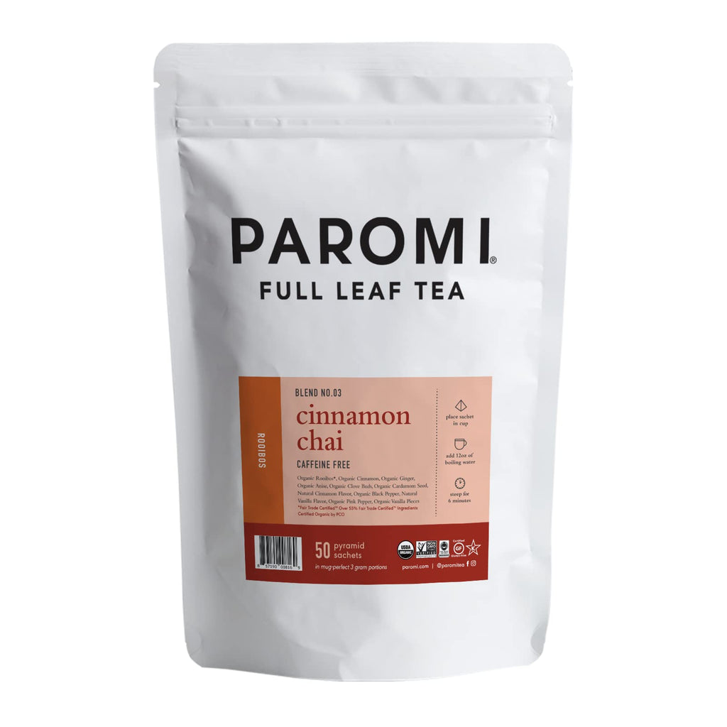 Paromi cinnamon chai herbal tea