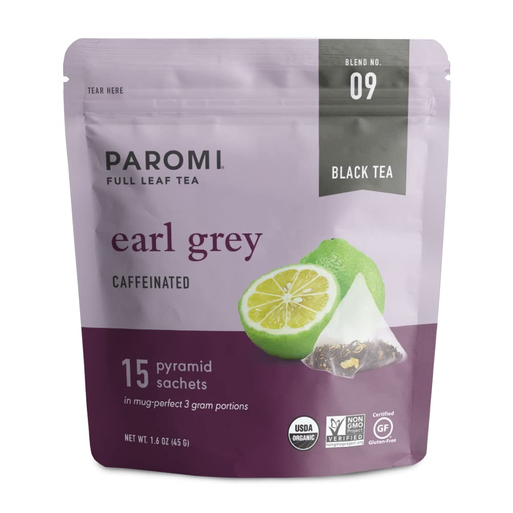 Paromi Earl Grey black tea sachets