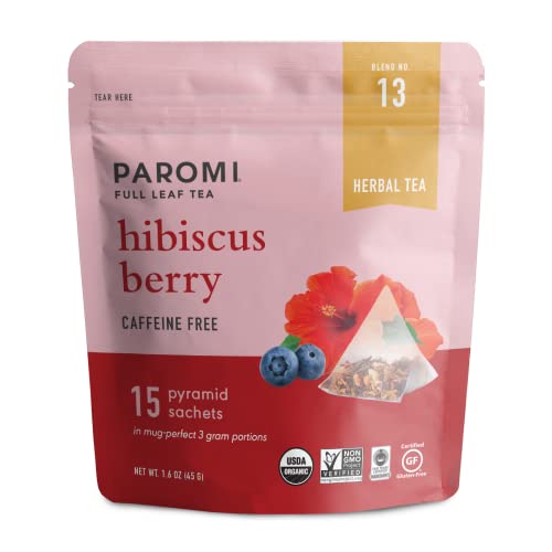 Paromi herbal tea pyramid sachets