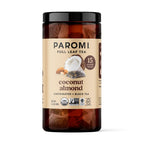 Paromi herbal tea with coconut almond