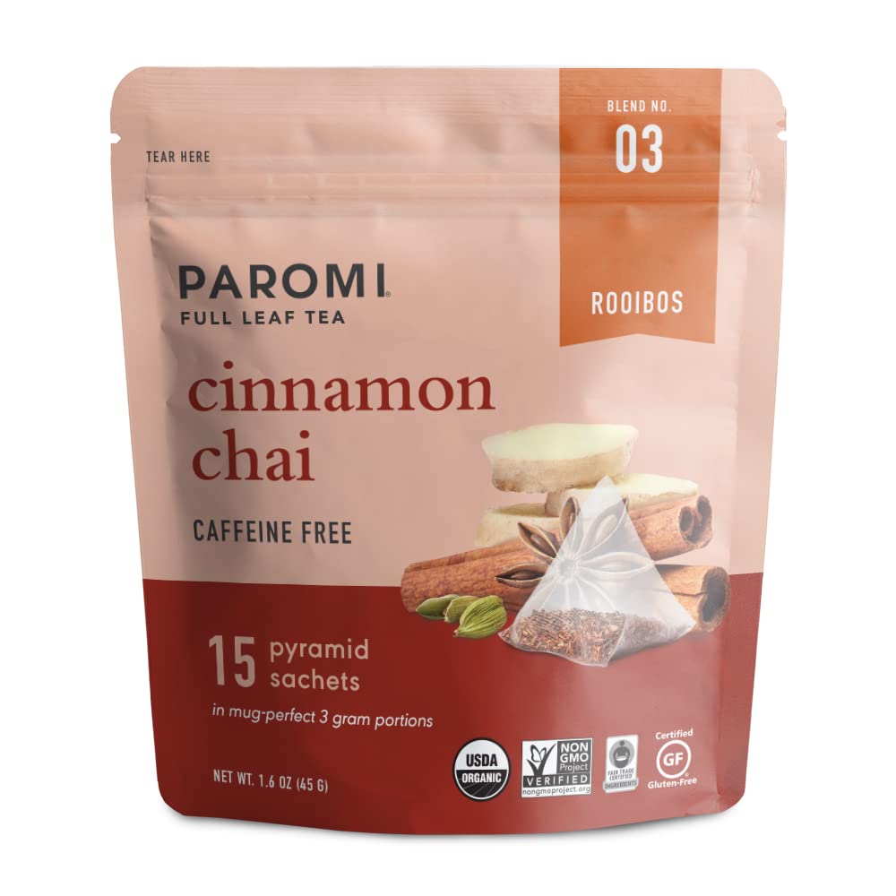 Paromi organic cinnamon chai tea