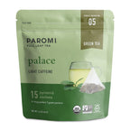 Paromi organic green tea sachets