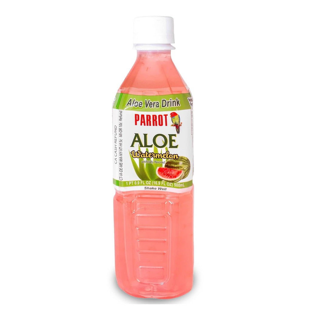 Parrot Aloe Vera drink with watermelon