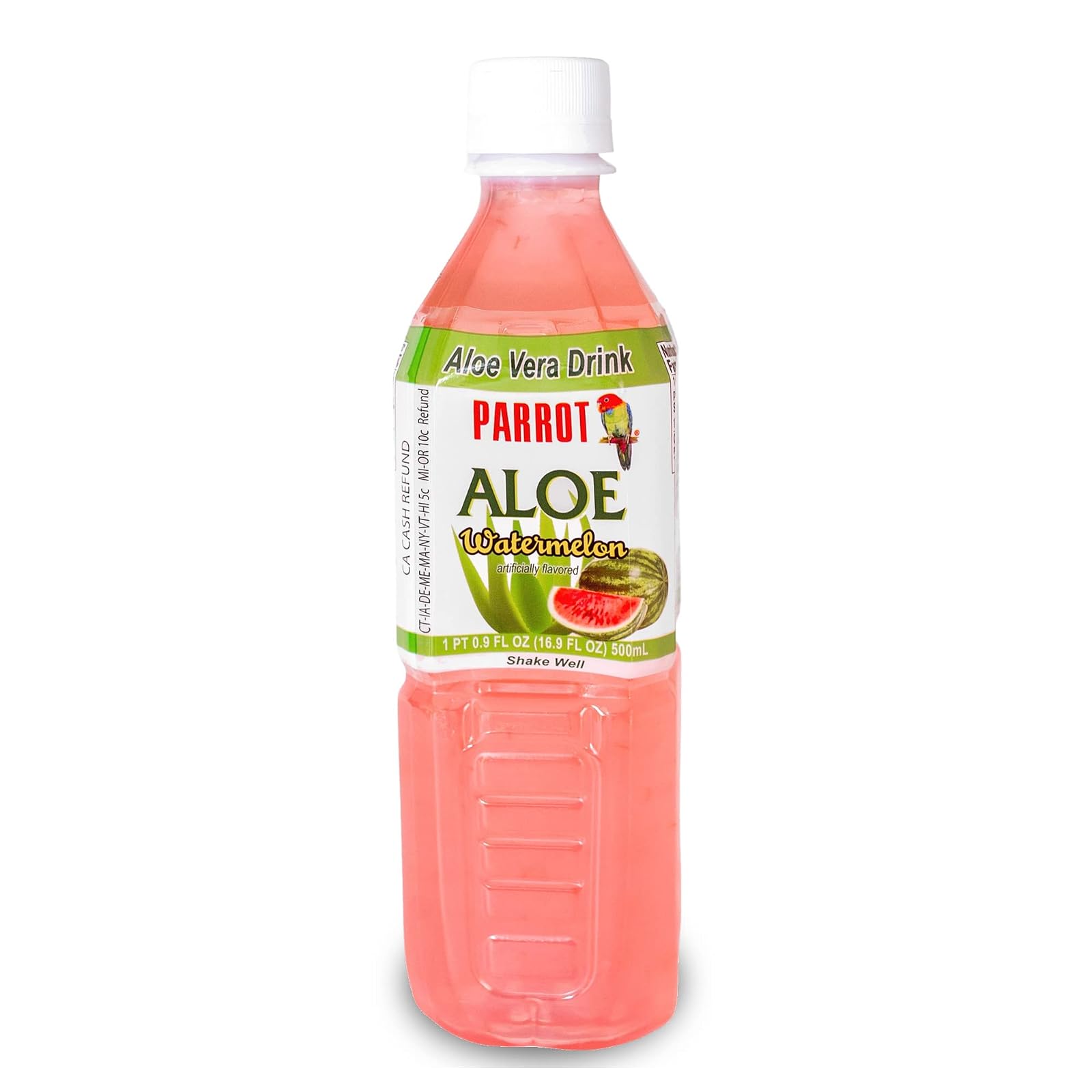 Parrot Aloe Vera drink with watermelon