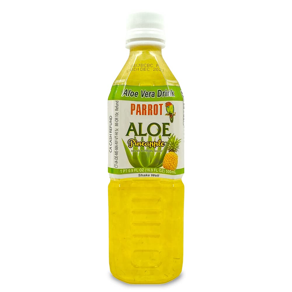 Parrot Brand Aloe Pineapple drink