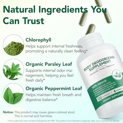 Parsley and mint infused chlorophyll