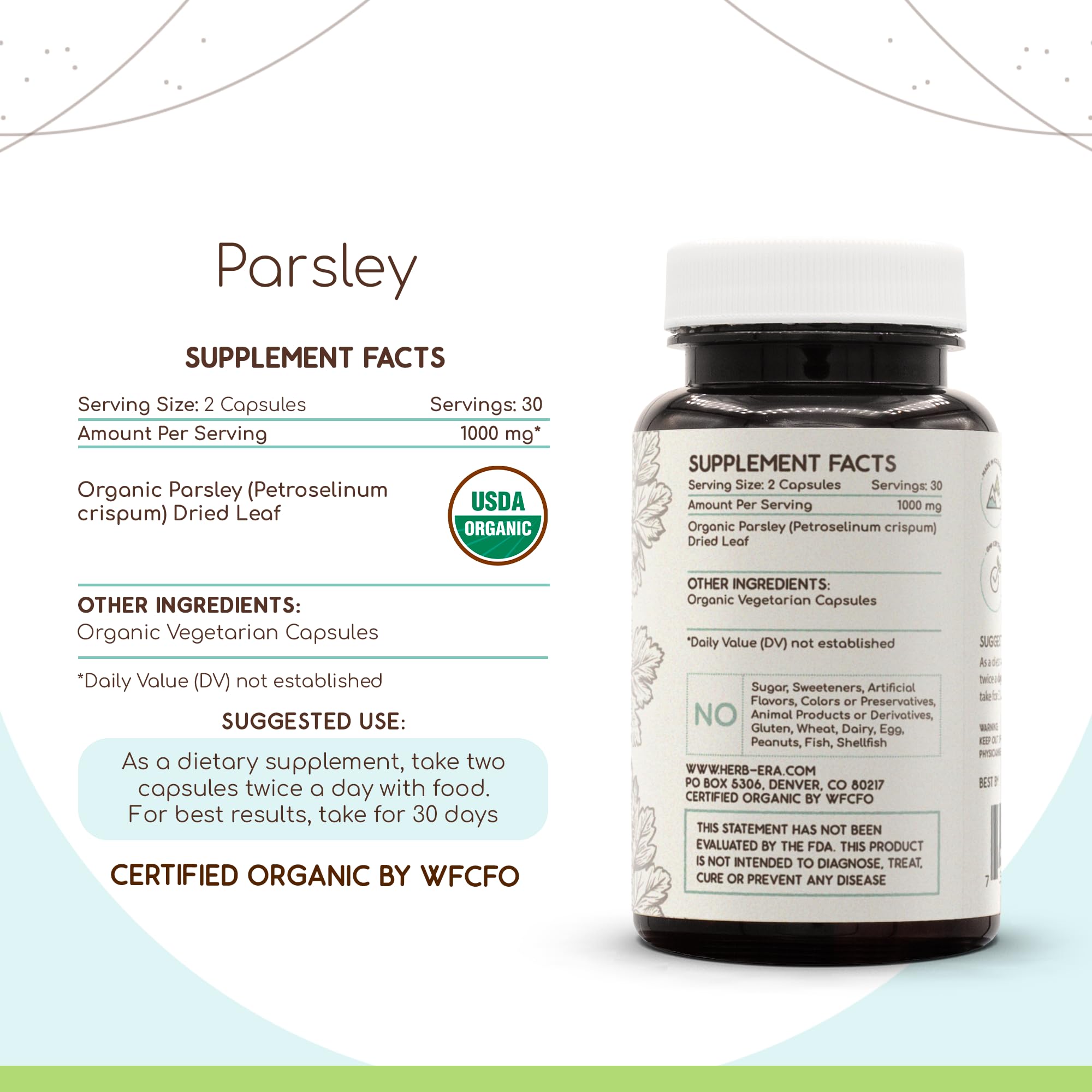 parsley capsules for digestive health