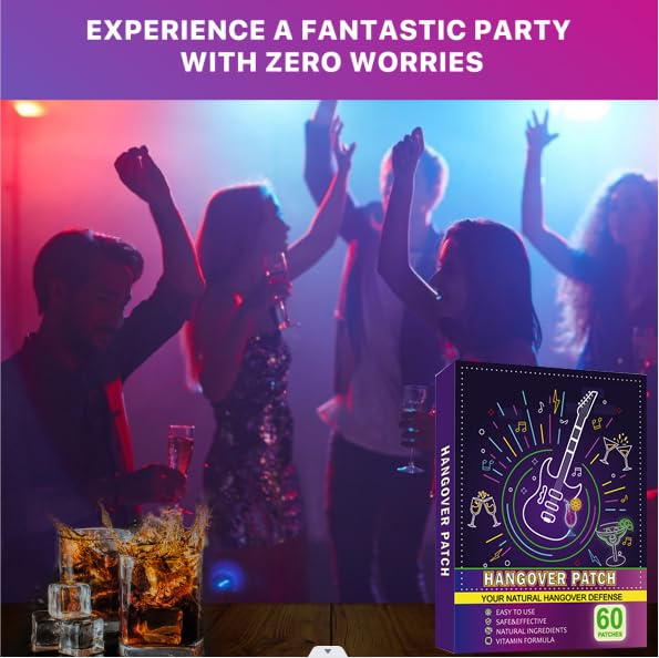party relief patches with vitamins and minerals