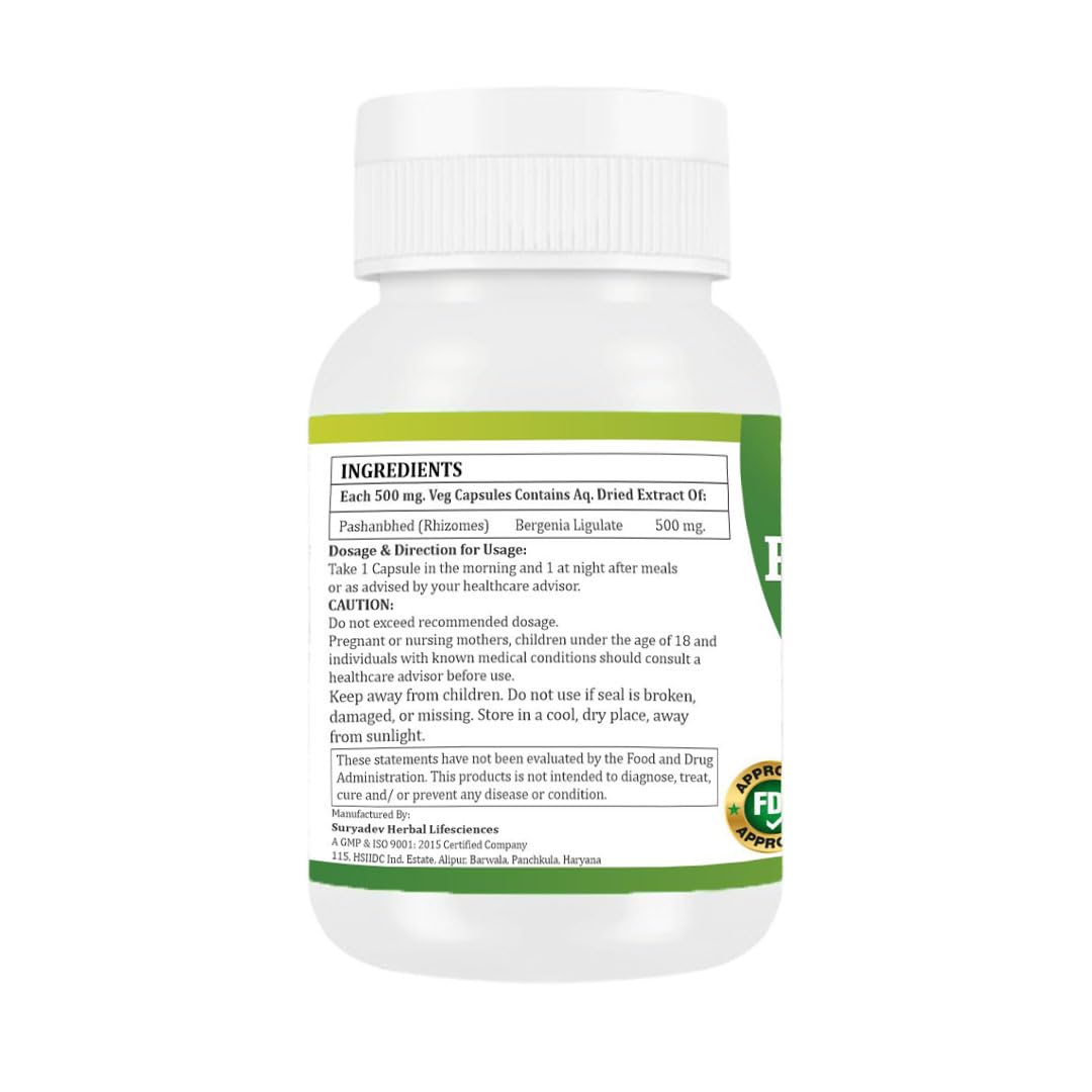 Pashanabheda capsules for stress relief