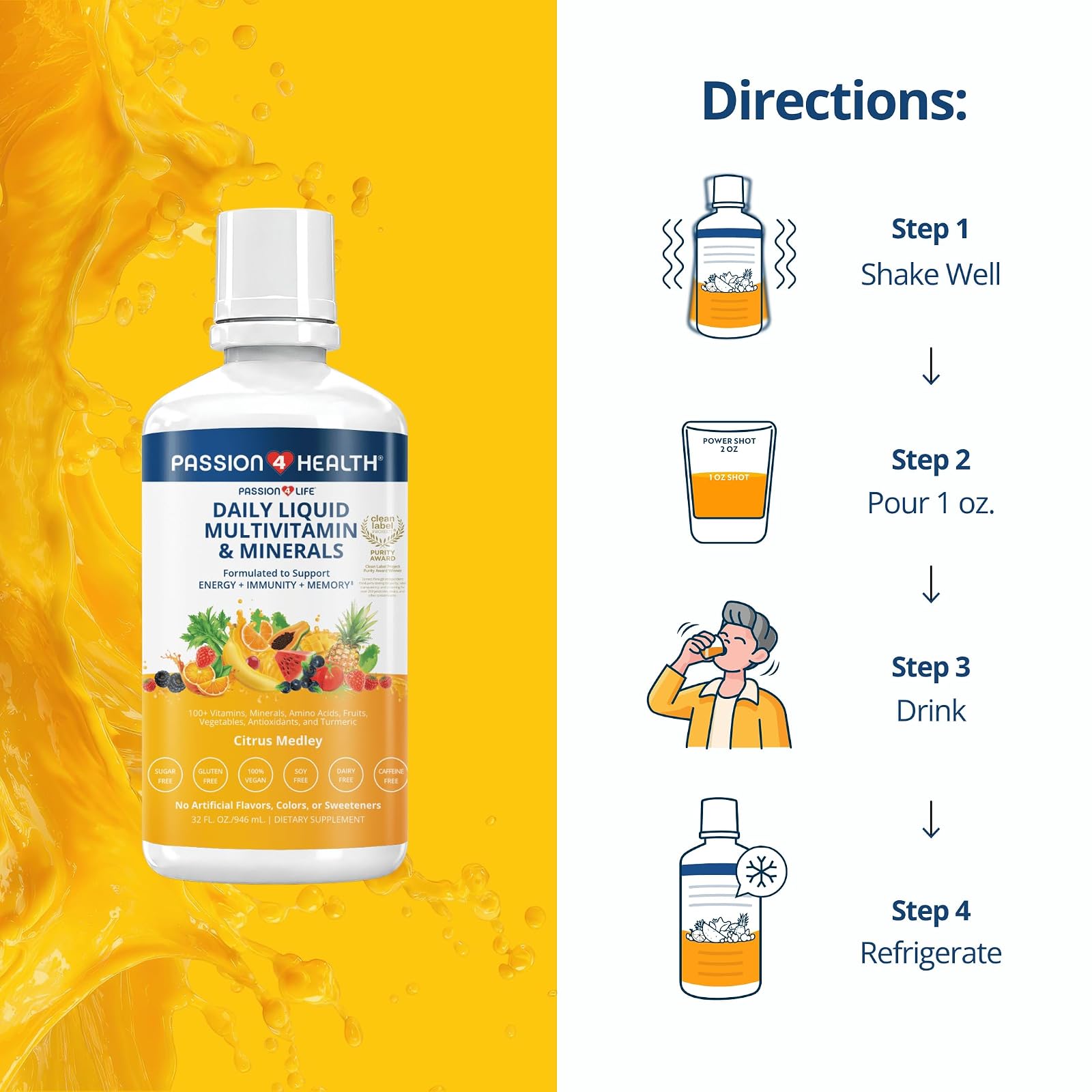 Passion 4 Life multivitamin for everyday wellness
