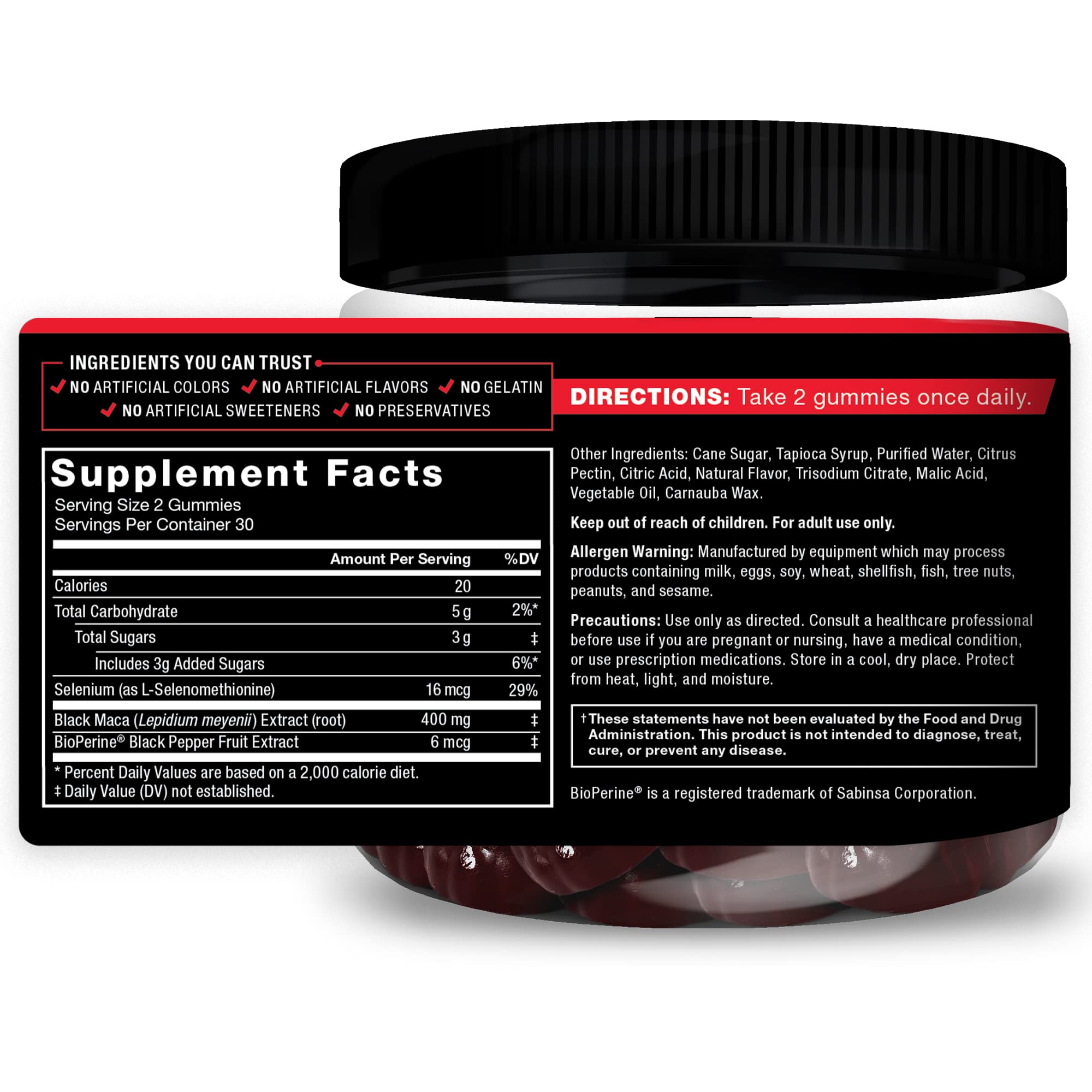 Passion berry flavour health gummies