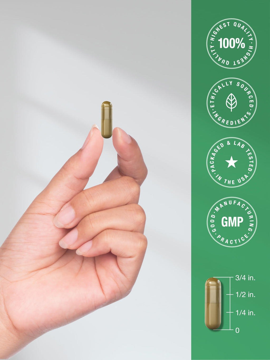 Passion Flower herbal capsules for calm
