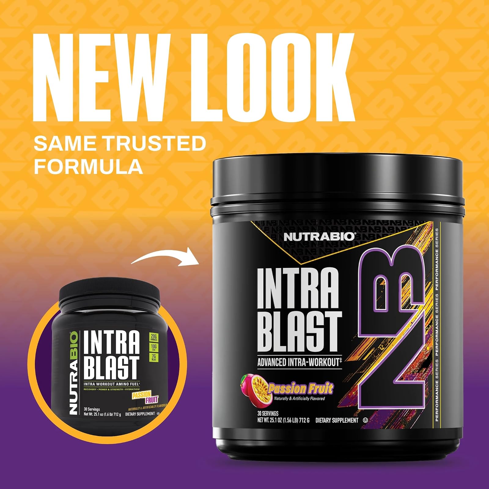 Passion fruit BCAA powder flavour
