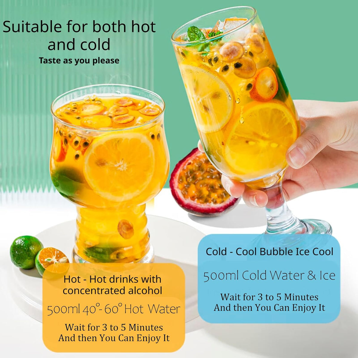 Passion fruit citrus tea bags for relaxation