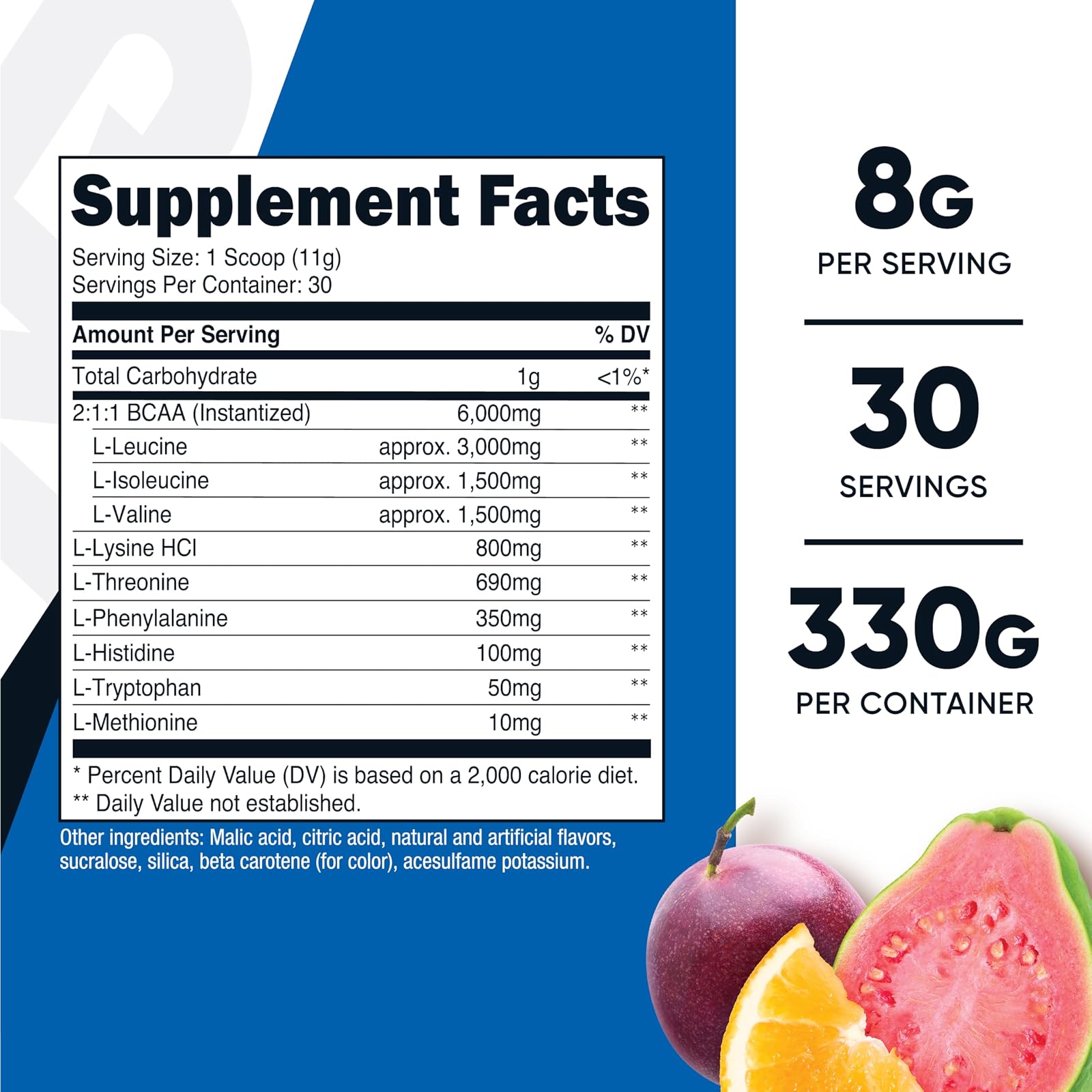 Passion fruit EAA powder supplement