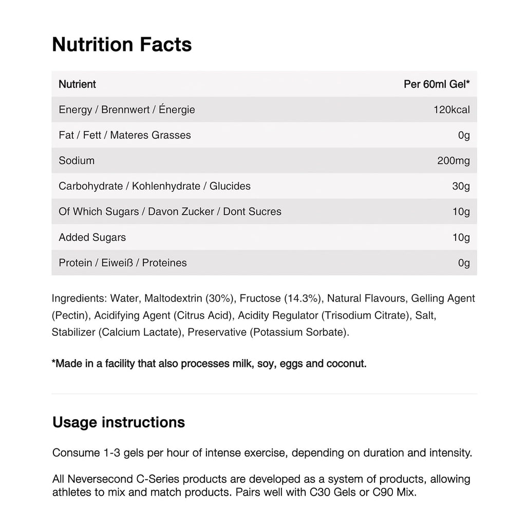 passion fruit energy gel for endurance