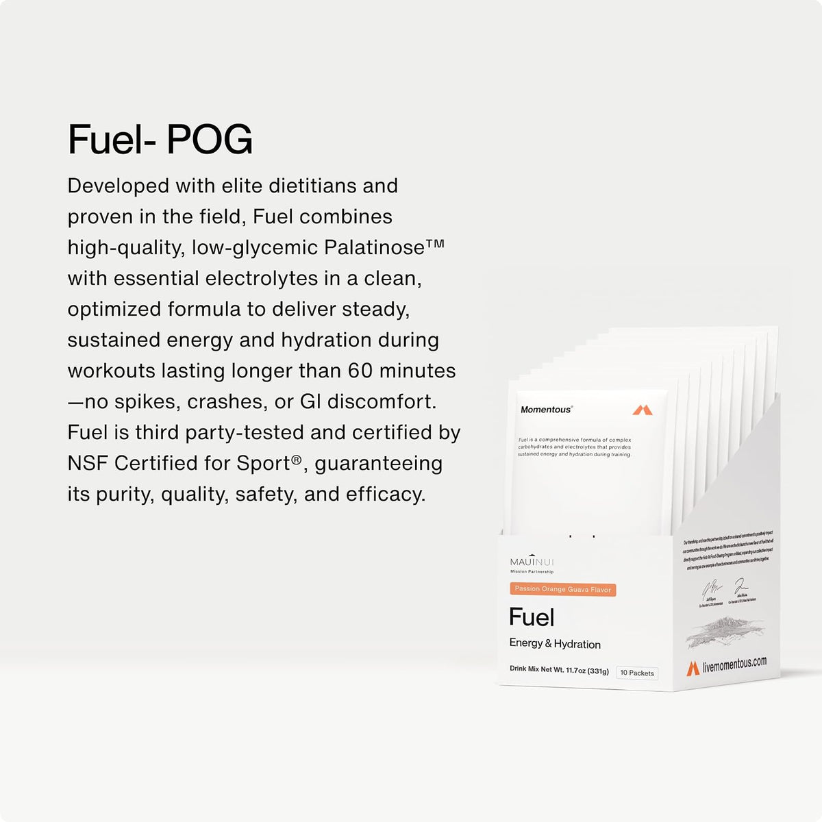 Passion orange guava electrolyte powder