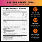 Passion Orange Guava pre-workout flavour