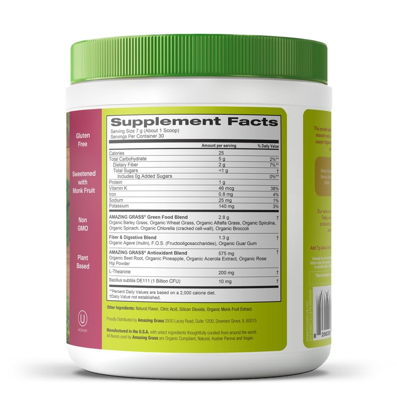 Passionfruit citrus greens blend for energy