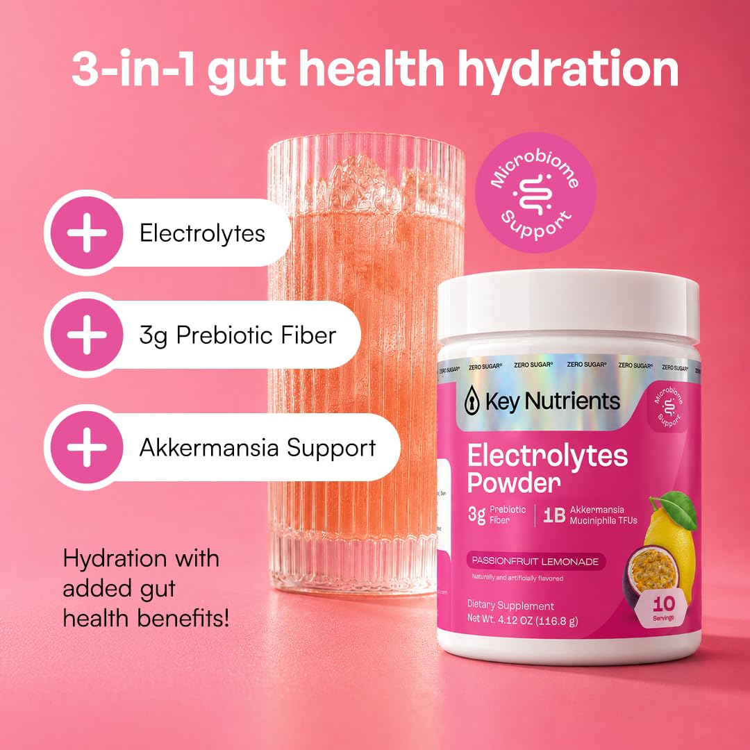Passionfruit lemonade electrolyte drink