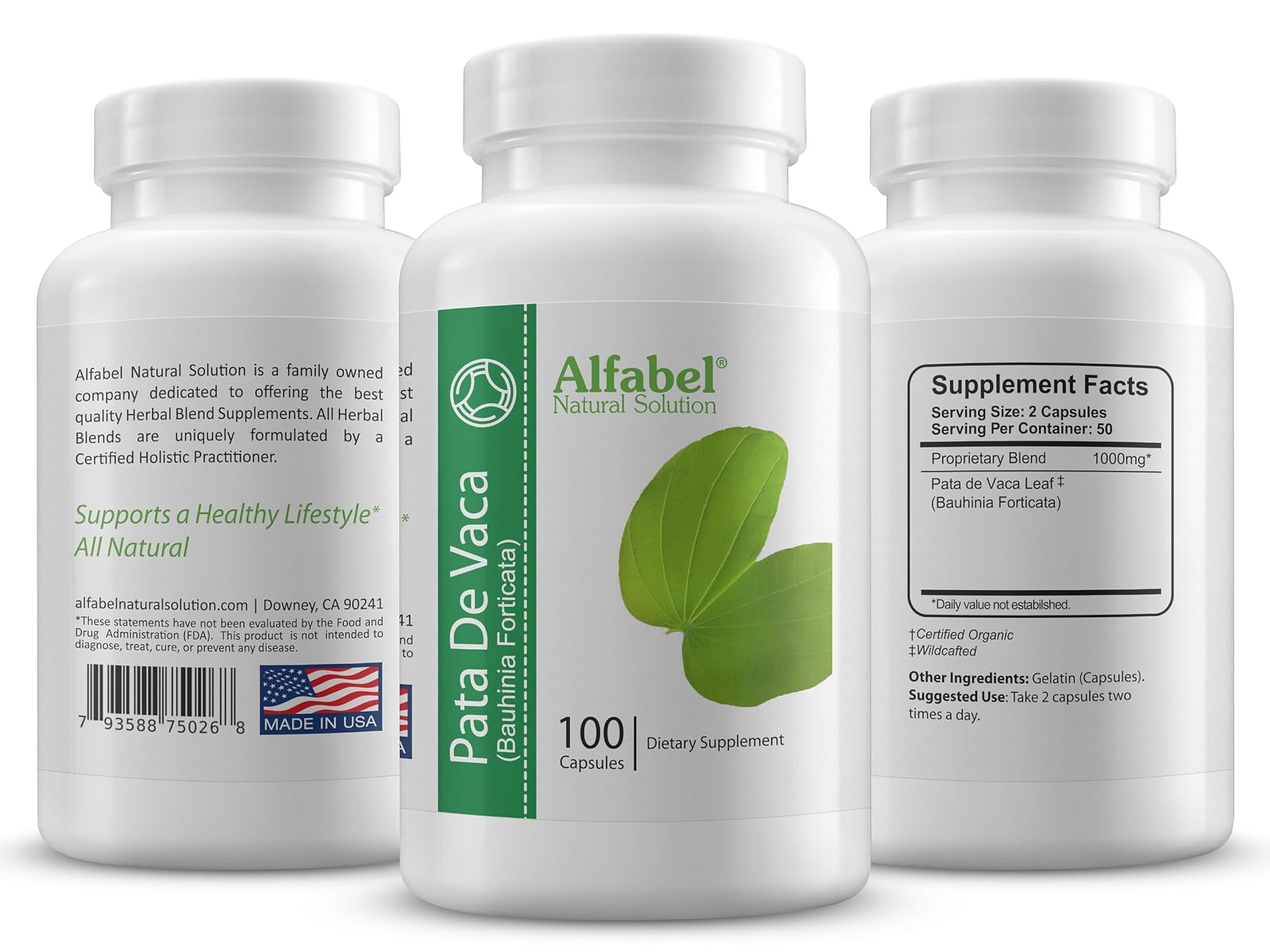 Pata de Vaca vitamin A capsules for health