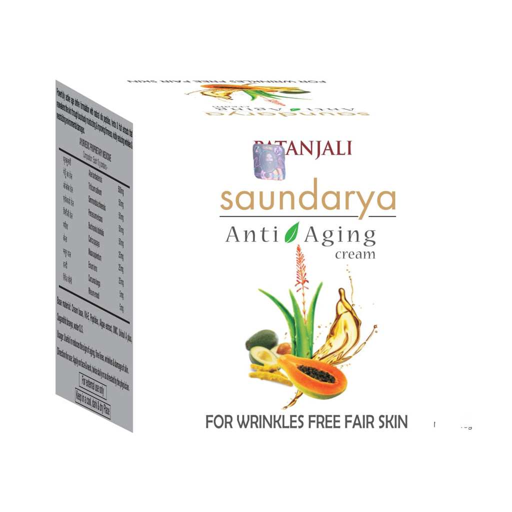 Patanjali anti aging cream for youthful skin