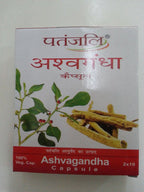 Patanjali ashwagandha capsules for stress relief