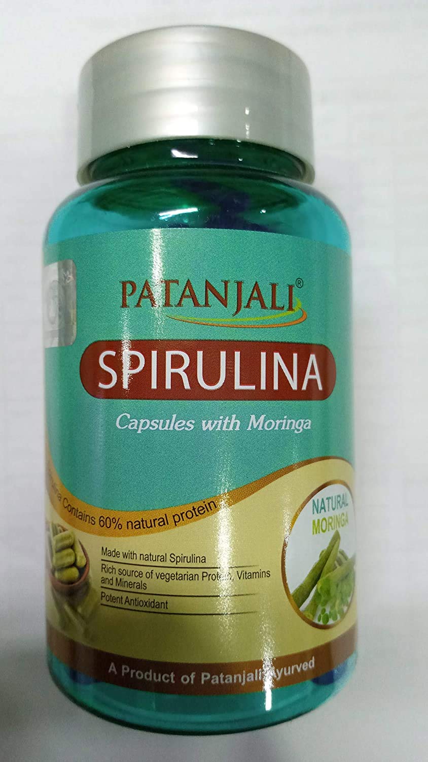 Patanjali spirulina capsules for energy