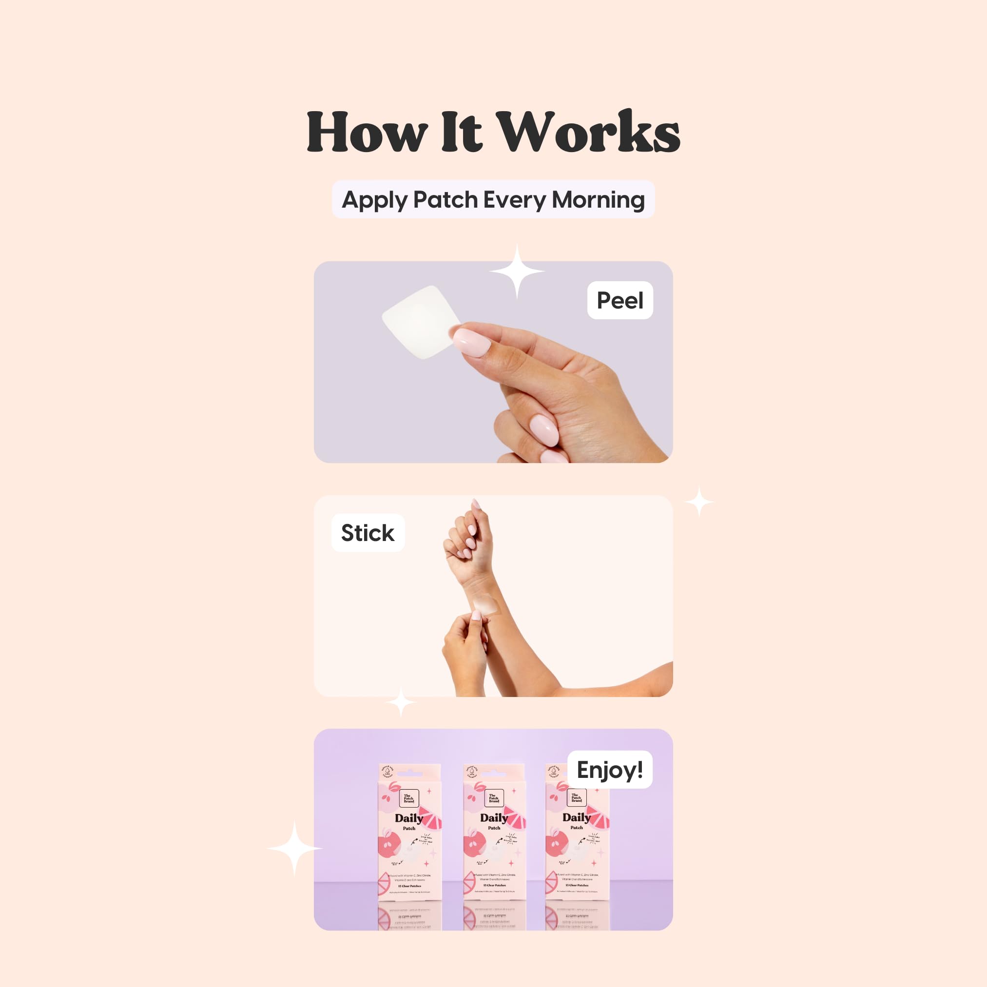 Patches for stress management