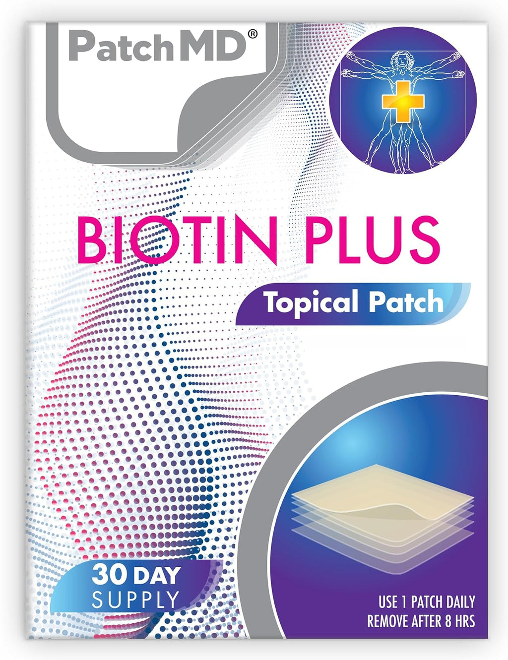 PatchMD Biotin Plus topical patches