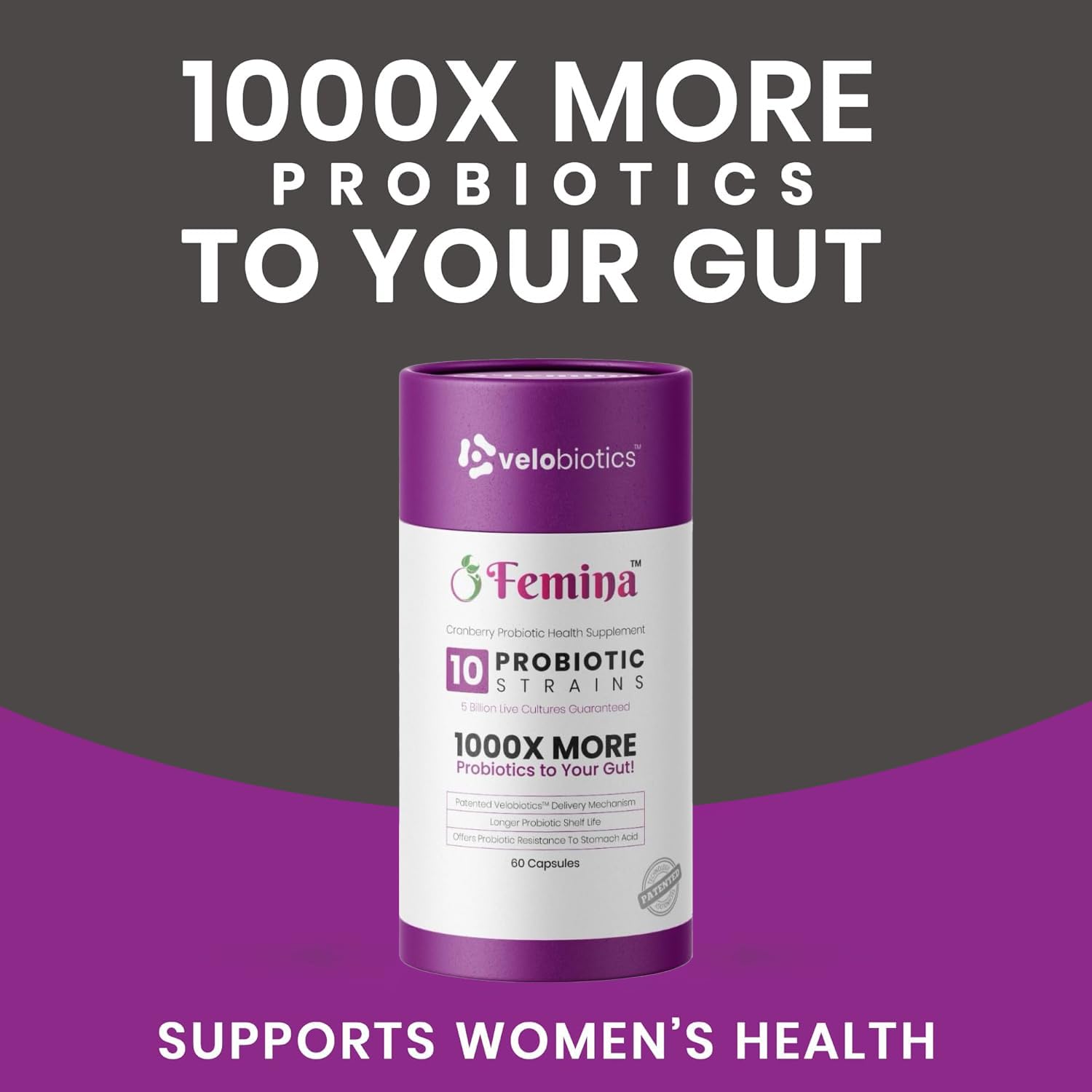patented delivery technology for probiotics
