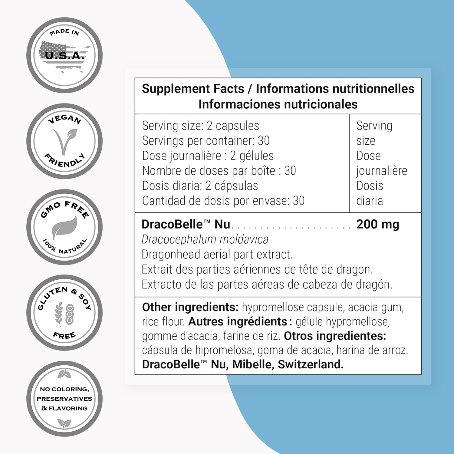 patented health supplement formula