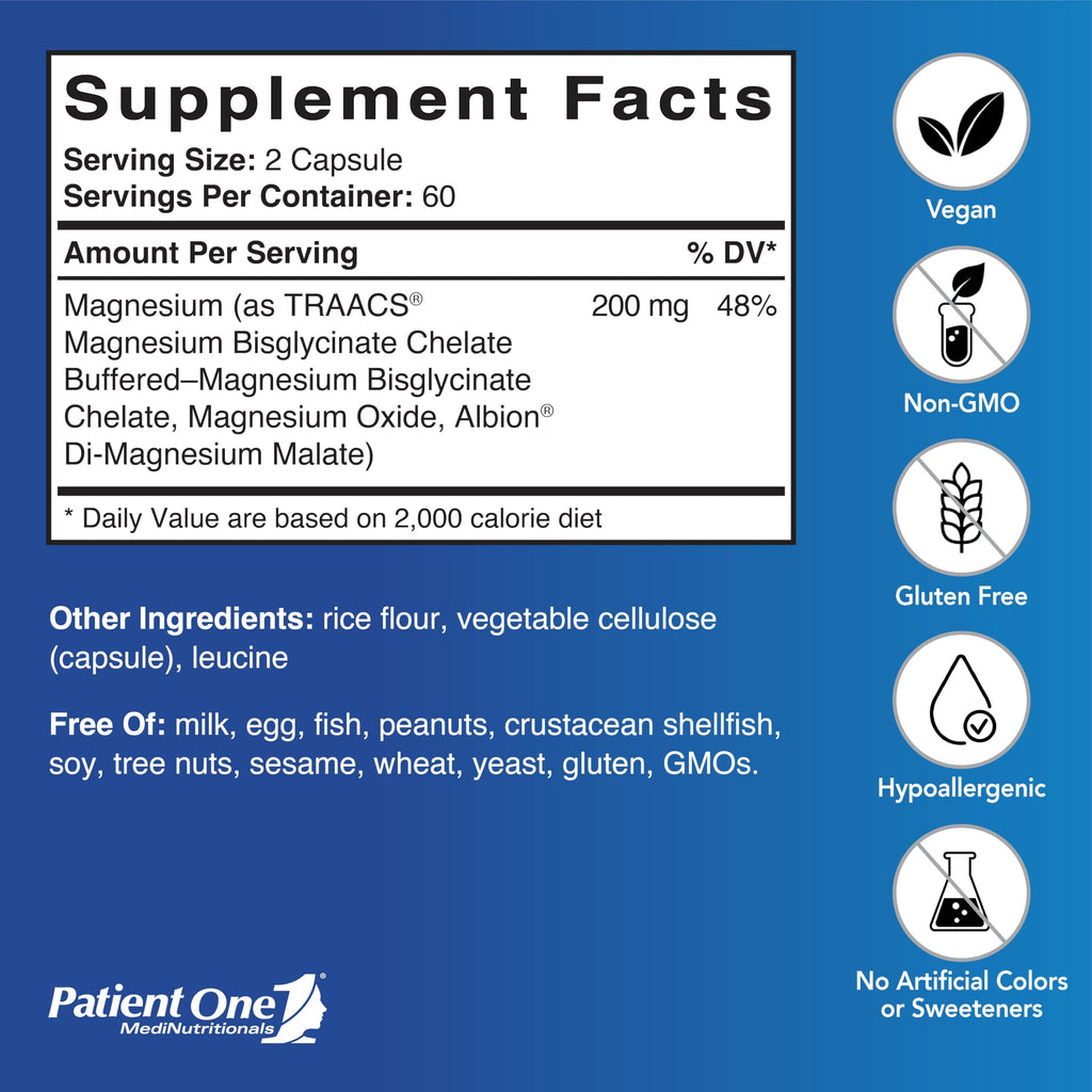 Patient One magnesium for muscle relaxation