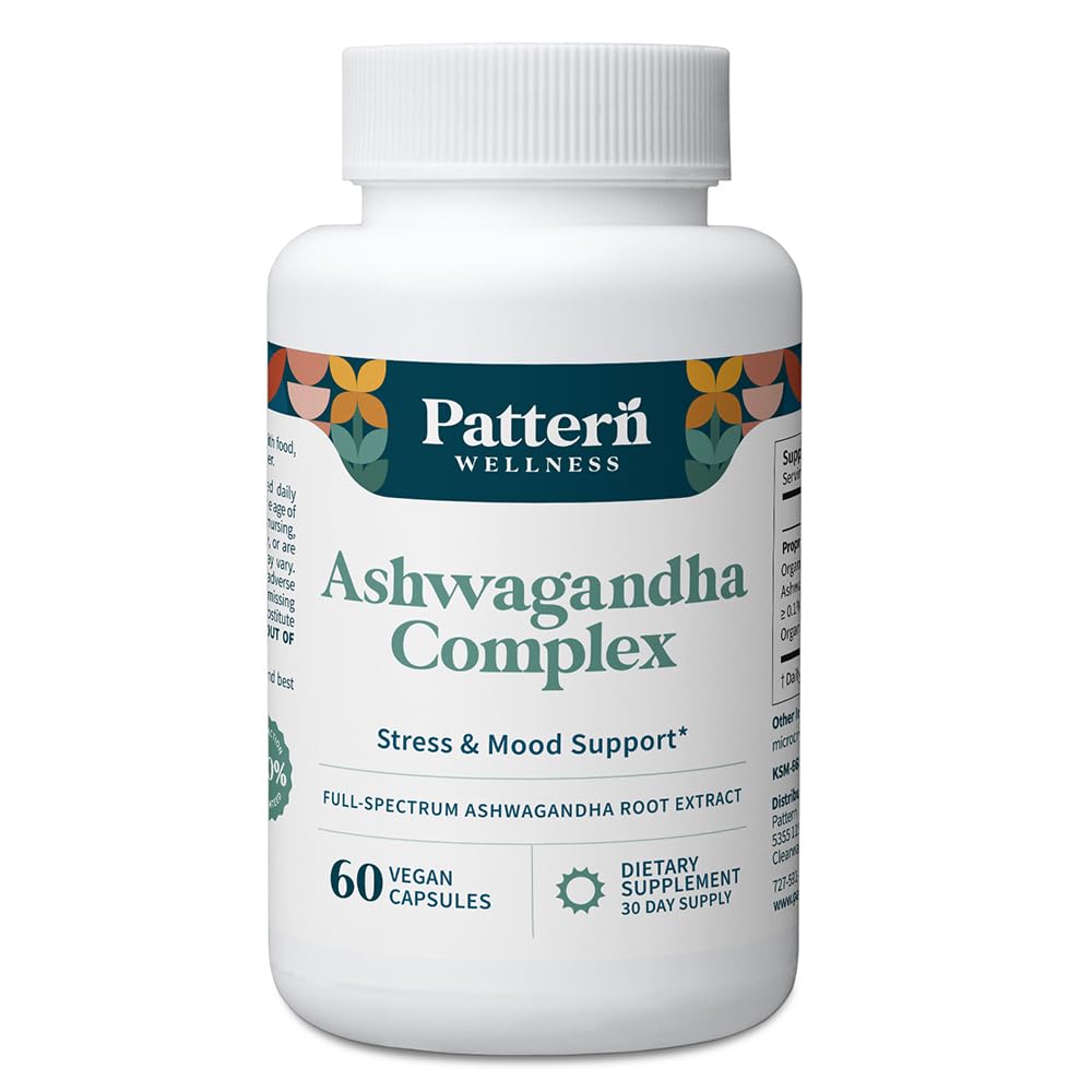 Pattern Wellness ashwagandha complex capsules
