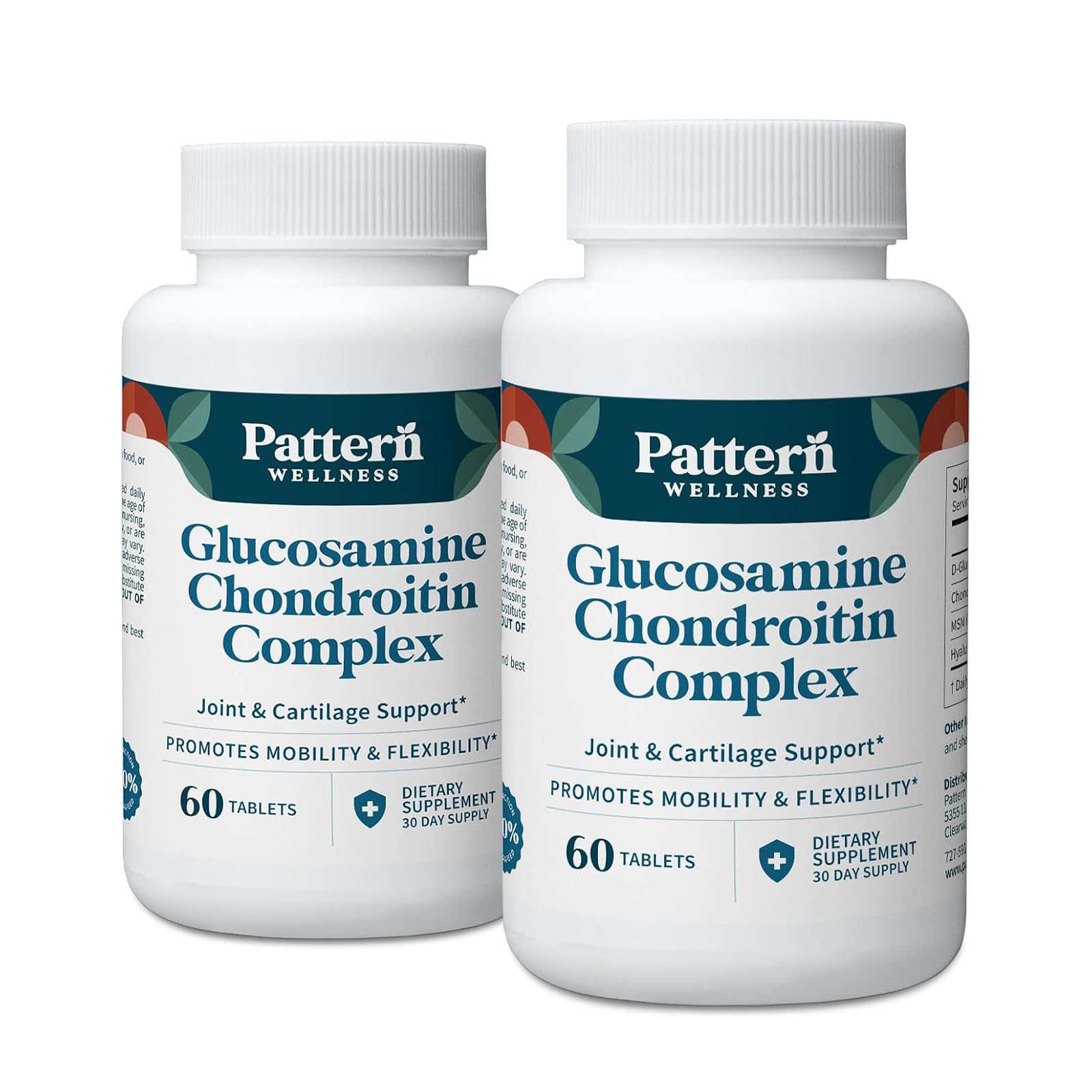 Pattern Wellness glucosamine chondroitin tablets