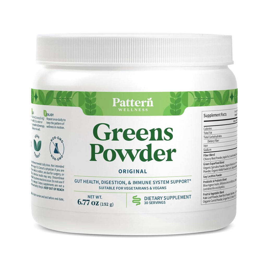 Pattern Wellness greens powder benefits