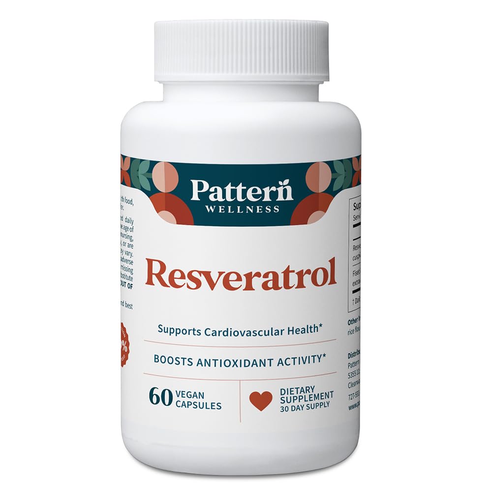 Pattern Wellness Resveratrol antioxidant capsules