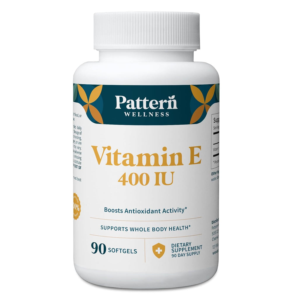 Pattern Wellness vitamin e softgels