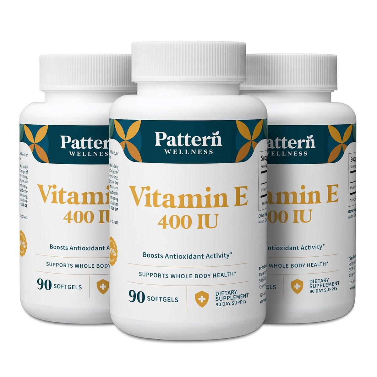 Pattern Wellness Vitamin E softgels