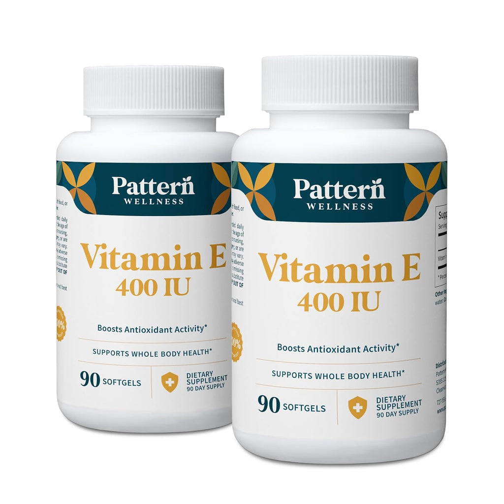 Pattern Wellness Vitamin E softgels