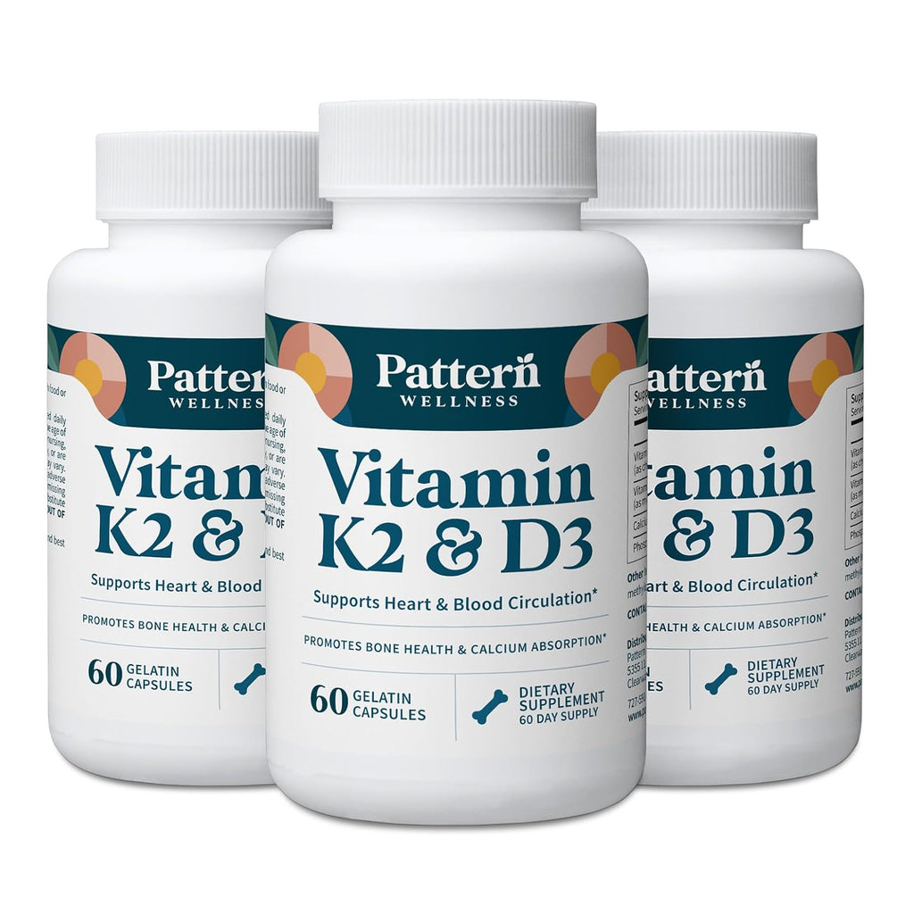 Pattern Wellness Vitamin K2 D3 capsules