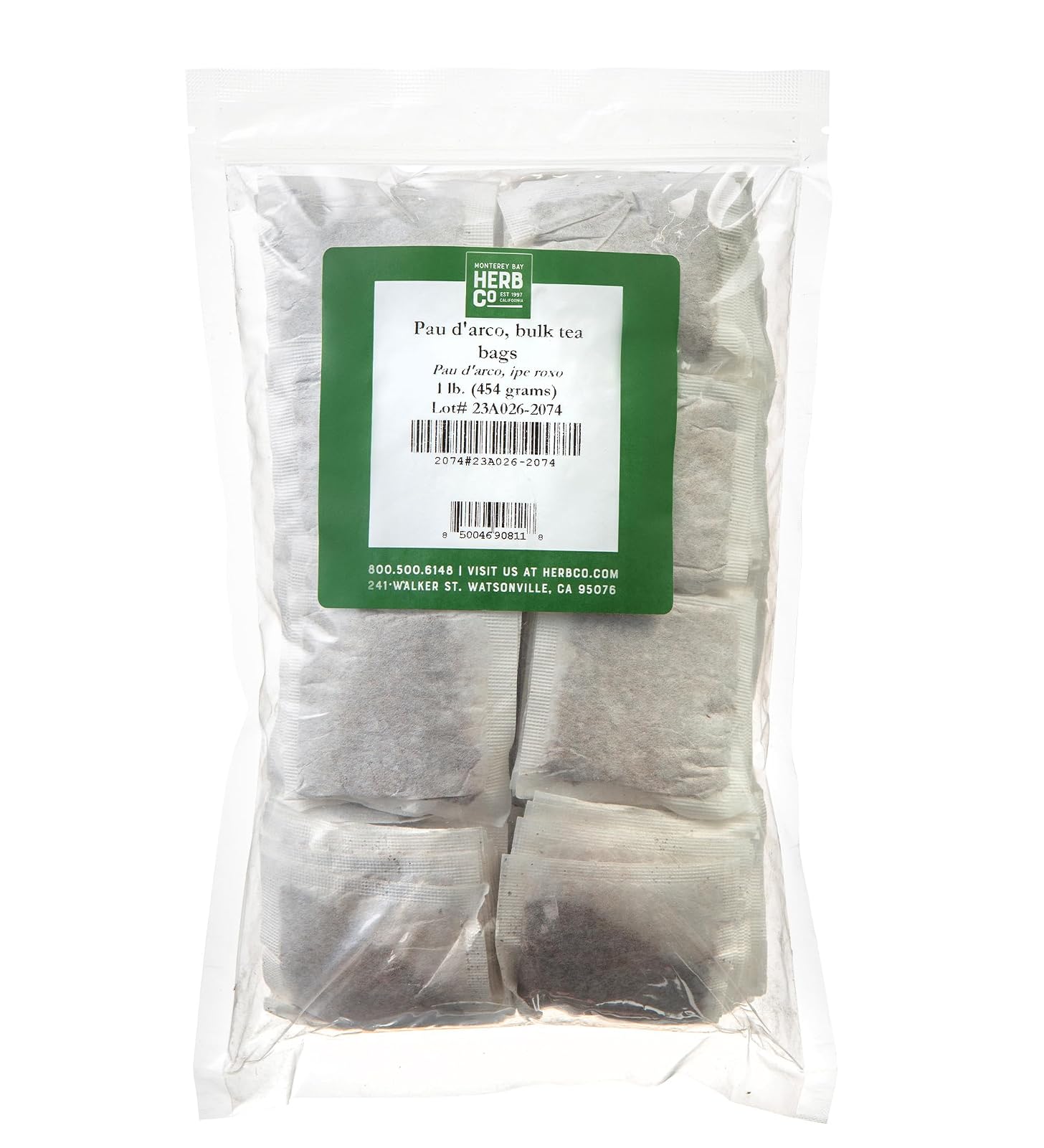 Pau D'Arco herbal tea bags