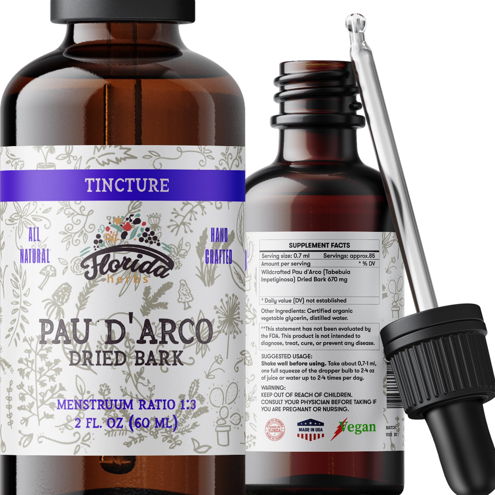 PAU d'Arco tincture herbal extract