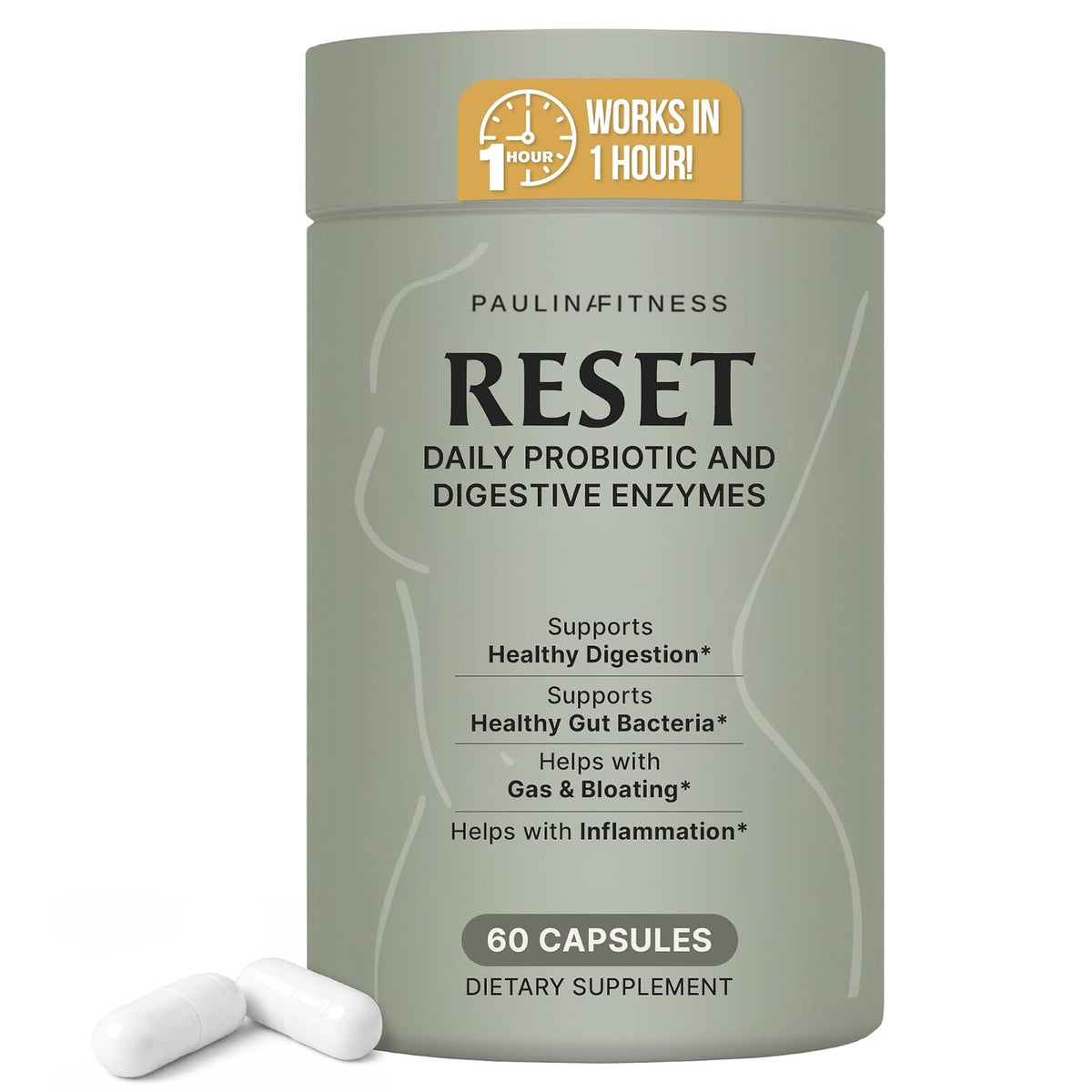 Paulina FITNESS daily probiotic capsules