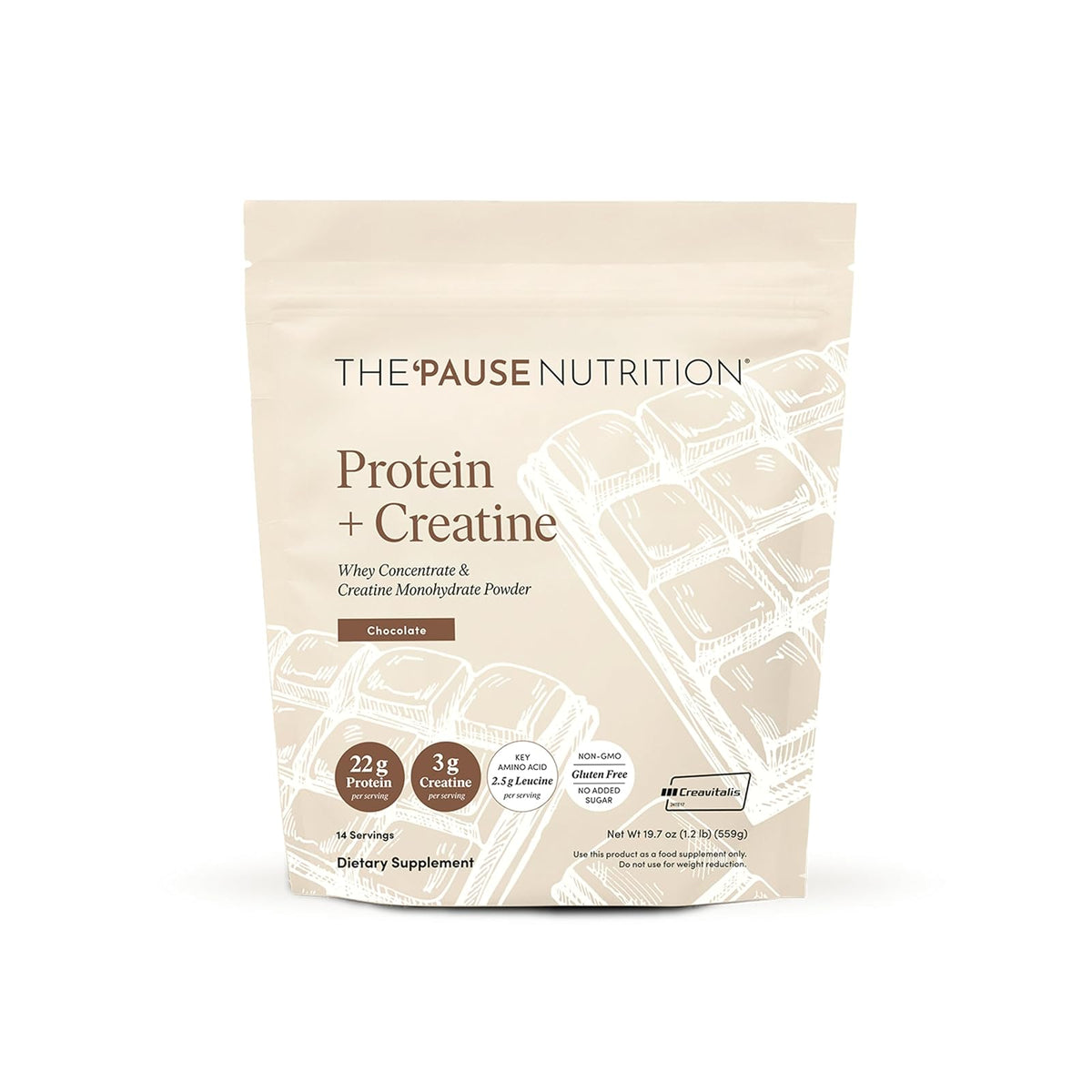 Pause Life chocolate whey protein