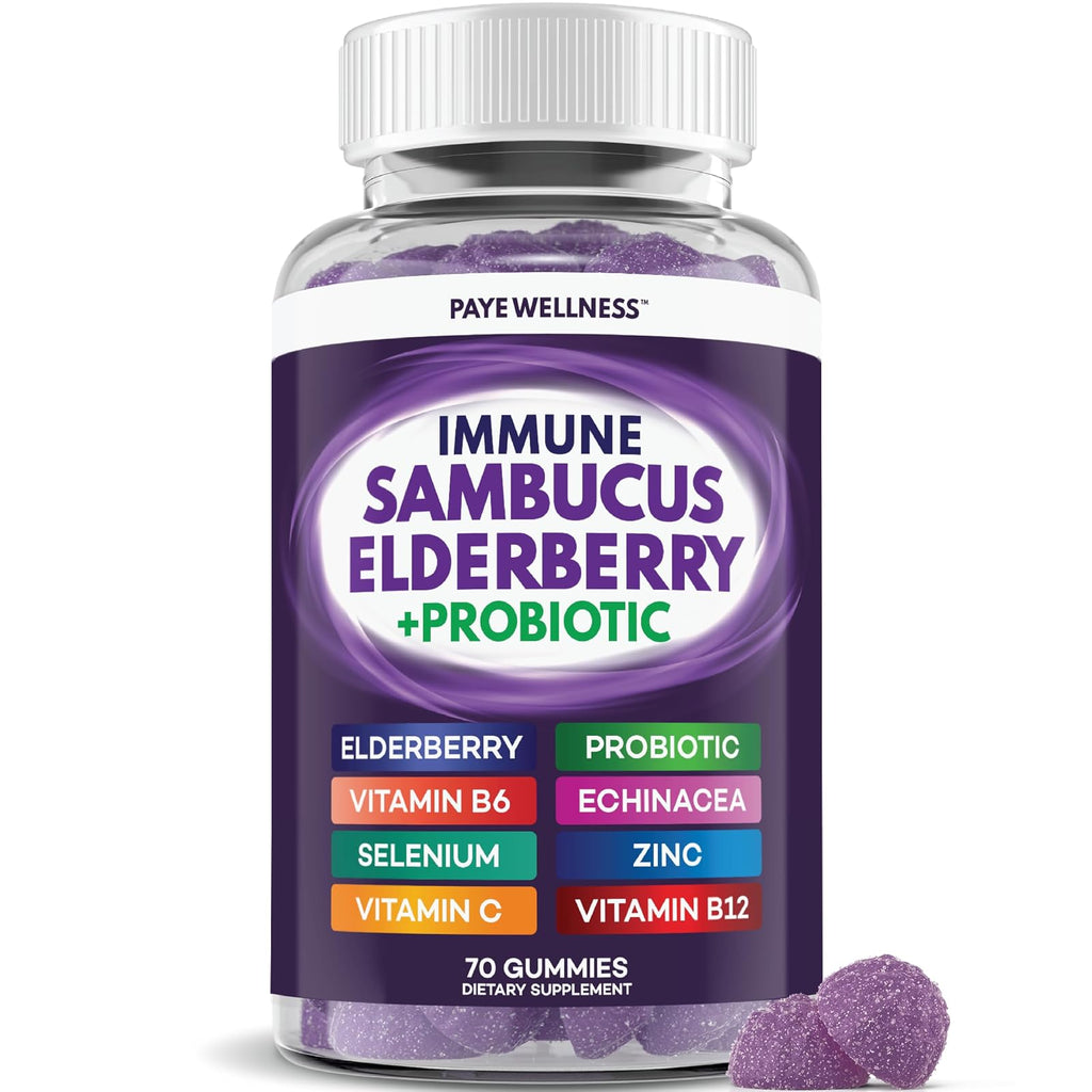 PAYÉ elderberry gummies for immune health