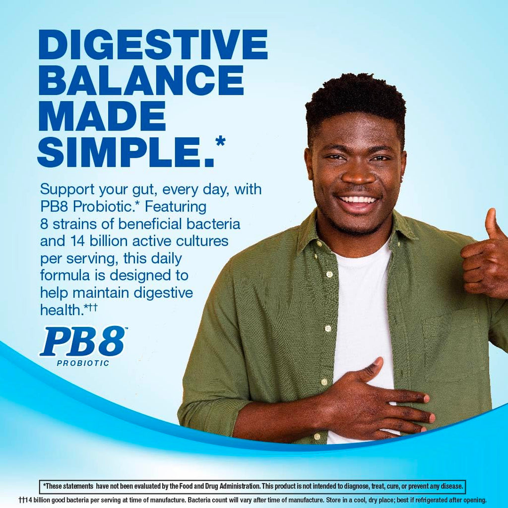 PB8 capsules for overall wellness