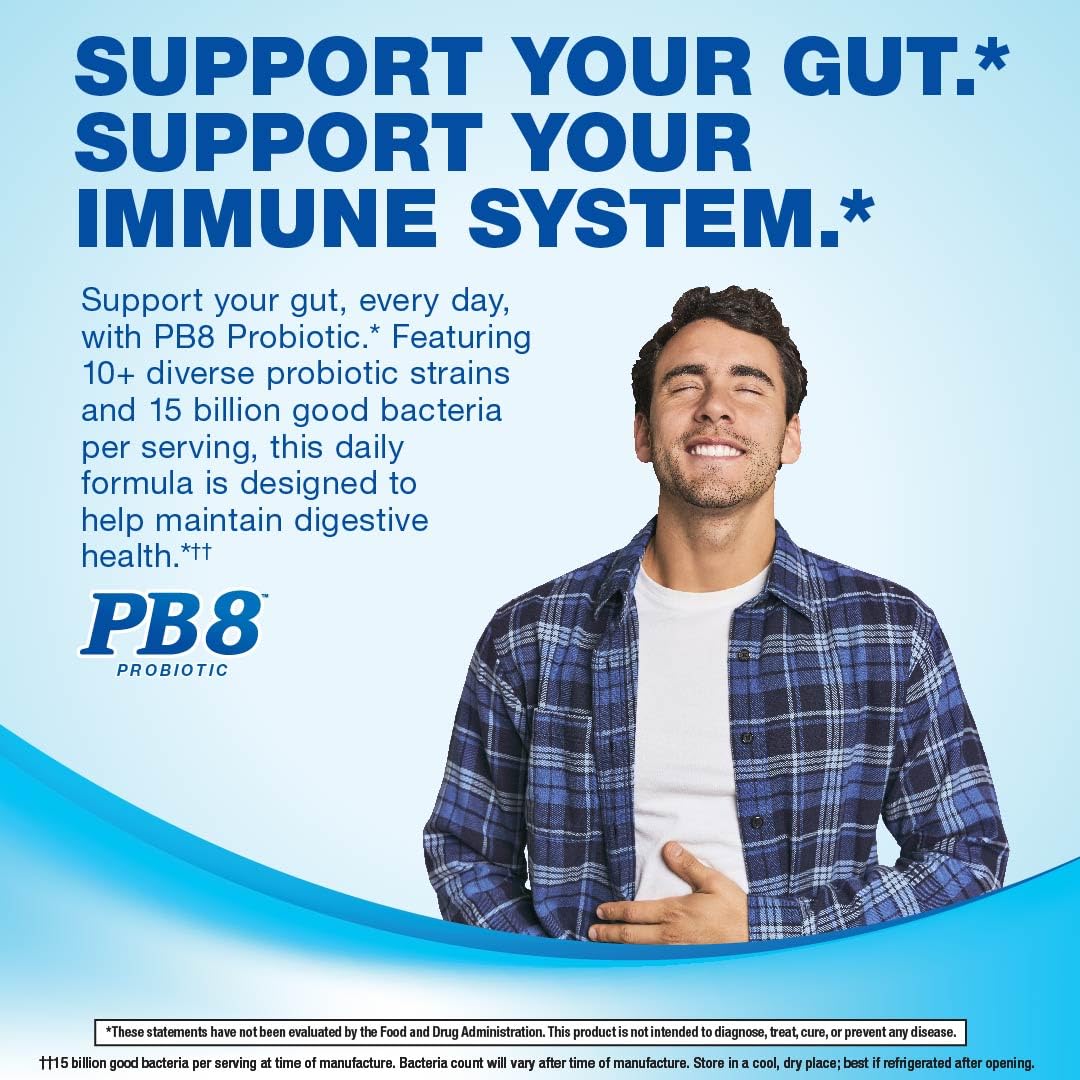 PB8 probiotic supplement for daily wellness