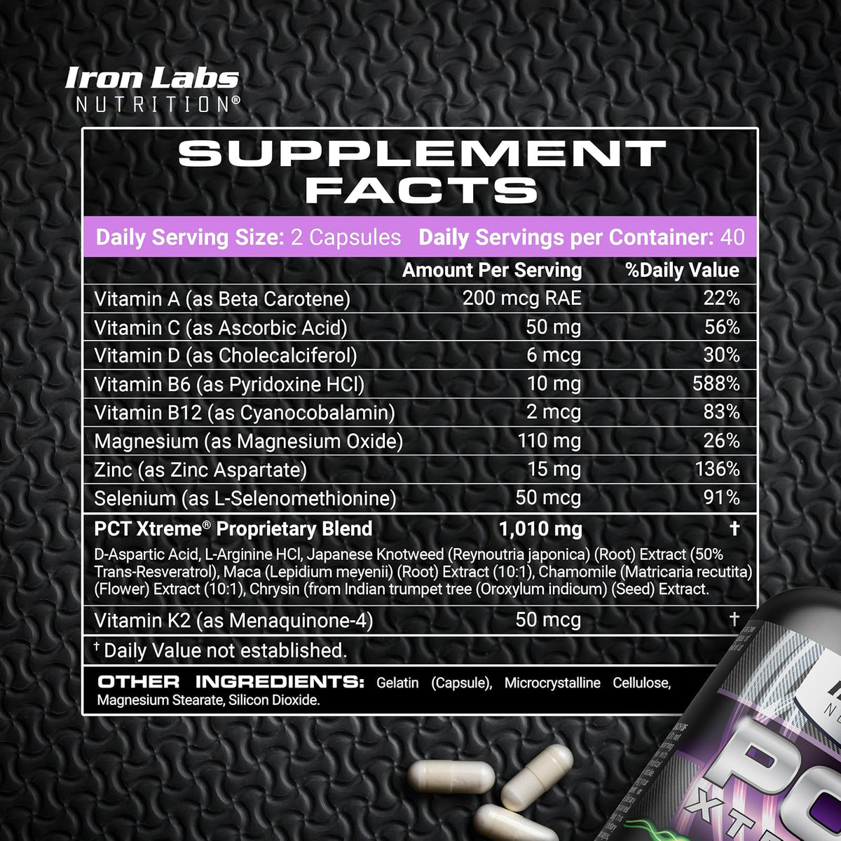 PCT Xtreme multivitamin for women