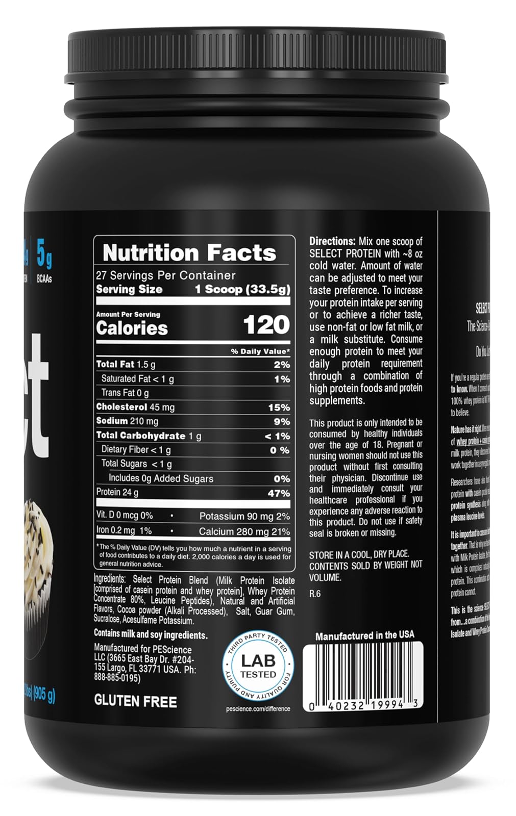 Pea protein powder for vegan diets